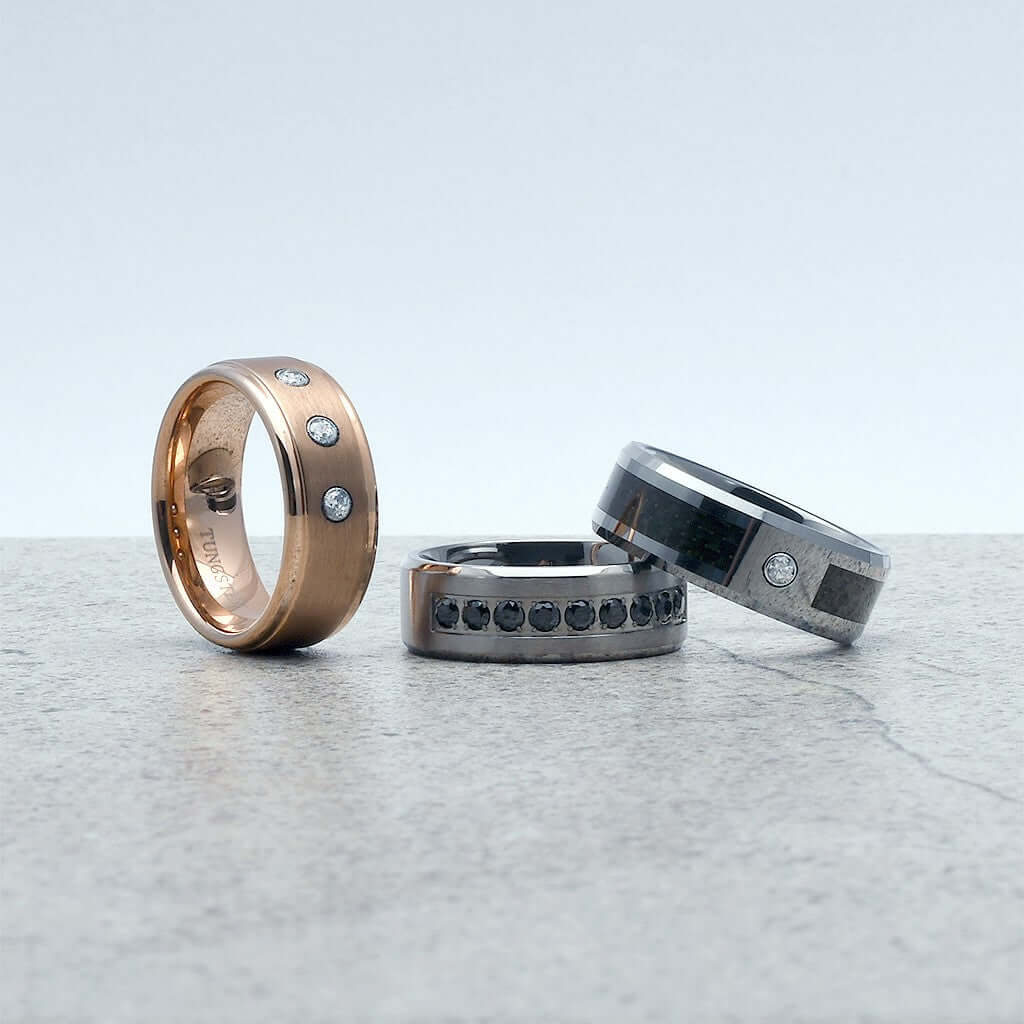 Stone Rings And Wedding Bands For Men - Gaboni Jewelers