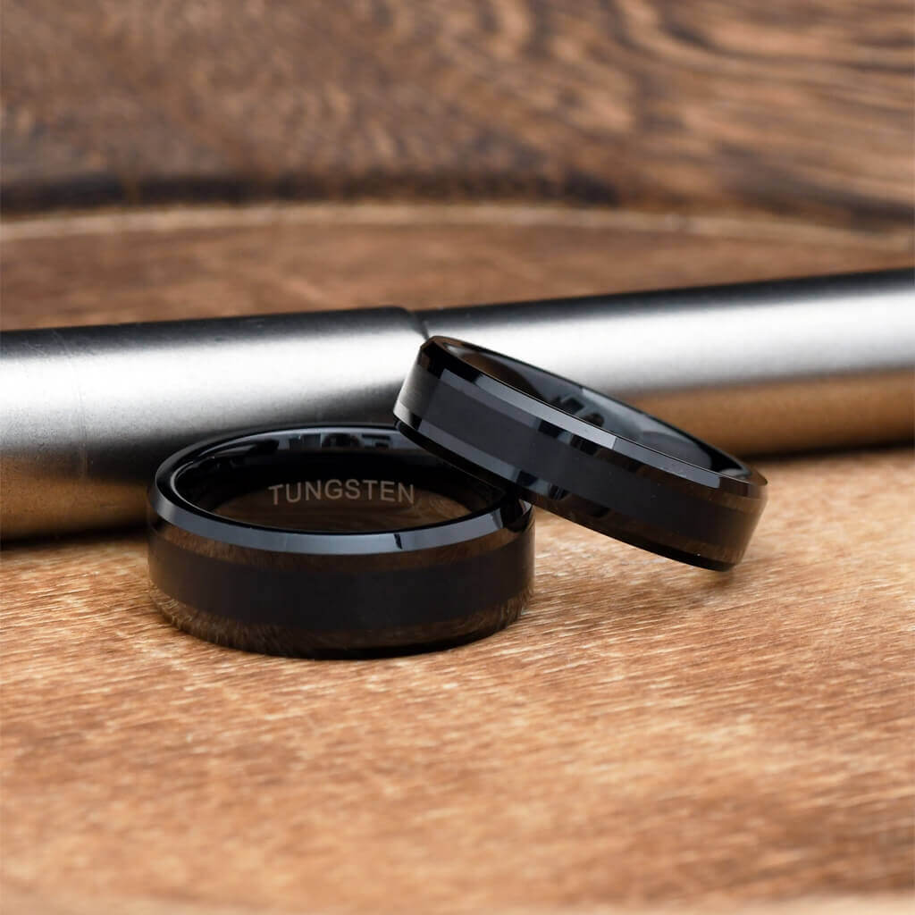 HAMILTON Ring | Tungsten Mens Wedding Band | Gaboni Jewelers